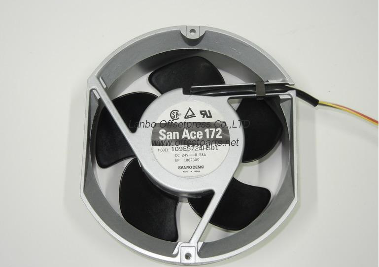 fan DC 24 V - 0.58 A 172 x 150 x 51 mm , 109E5724H501 , SANYO ...