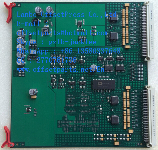 00.782.0699,printed circuit board MWE,MWE-2,Ink fountain position signal processing borad
