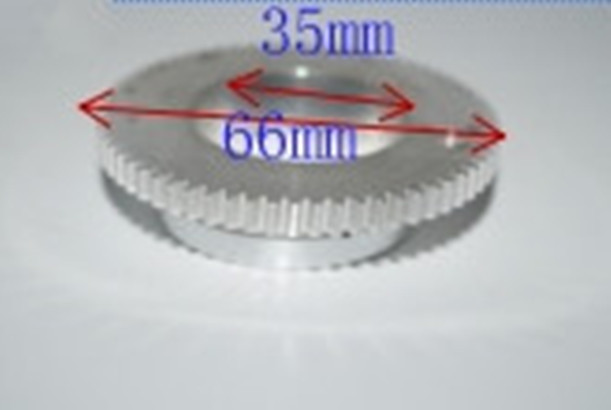 high quality gear 64 tooth OD 66 x ID 36 x H 5.5 ,OD 45 , 5 holes